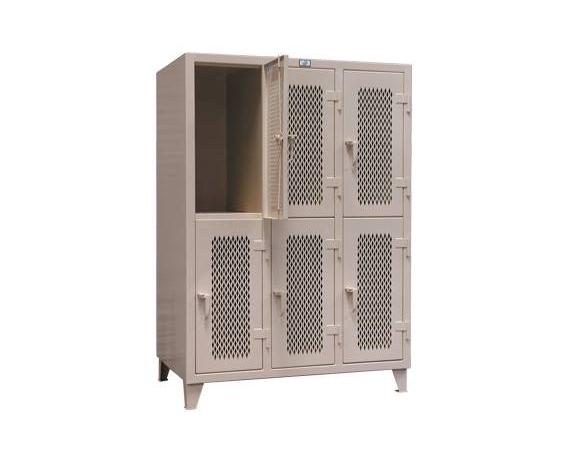 2-Tier Ventilated Personal Locker | Motion Savers Inc. | 877-832-4154