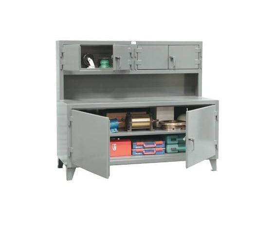 Cabinet Workstation With Upper Compartments | Motion Savers Inc. | 877 ...