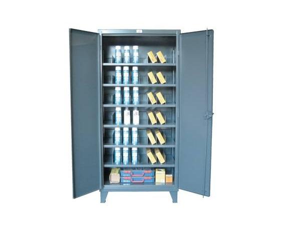 Storage Cabinet With Adjustable Steel Dividers | Motion Savers Inc ...