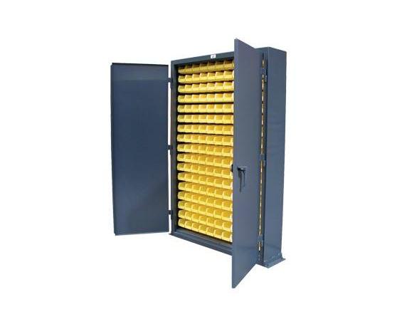 Slim Line Bin Storage Cabinet | Motion Savers Inc. | 877-832-4154