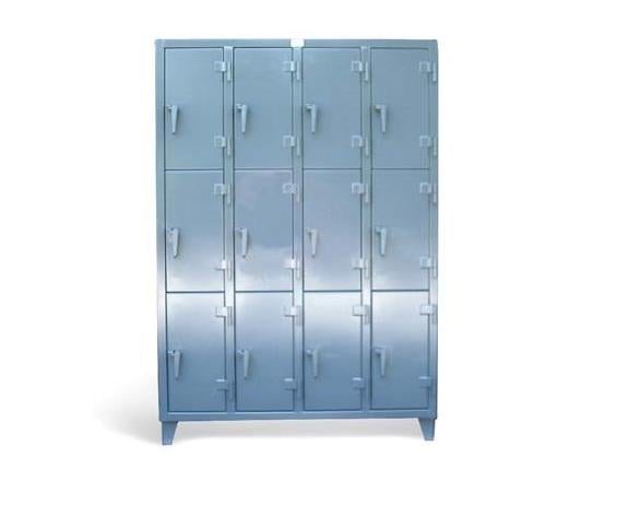 Three-Tier 12-Compartment Locker | Motion Savers Inc. | 877-832-4154