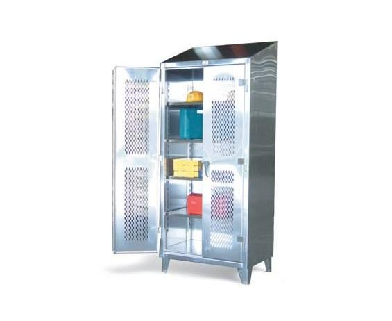 Stainless Steel Cabinet With Ventilated Doors | Motion Savers Inc ...