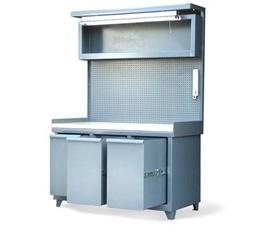 Workstation With Large Slide-Out Drawers | Motion Savers Inc. | 877-832-4154
