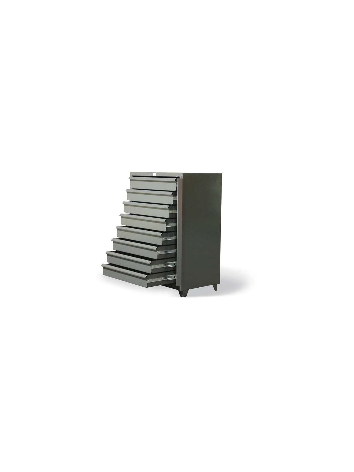 Eight-Drawer Shelving Unit With Lock Bar | Motion Savers Inc. | 877-832 ...